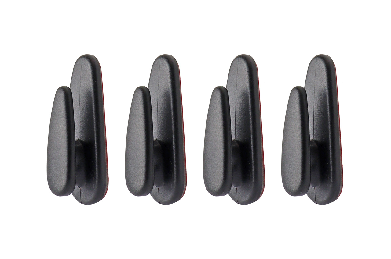 AMiO Car Plastic Hooks / organizers with tape 4 pcs - MK LED