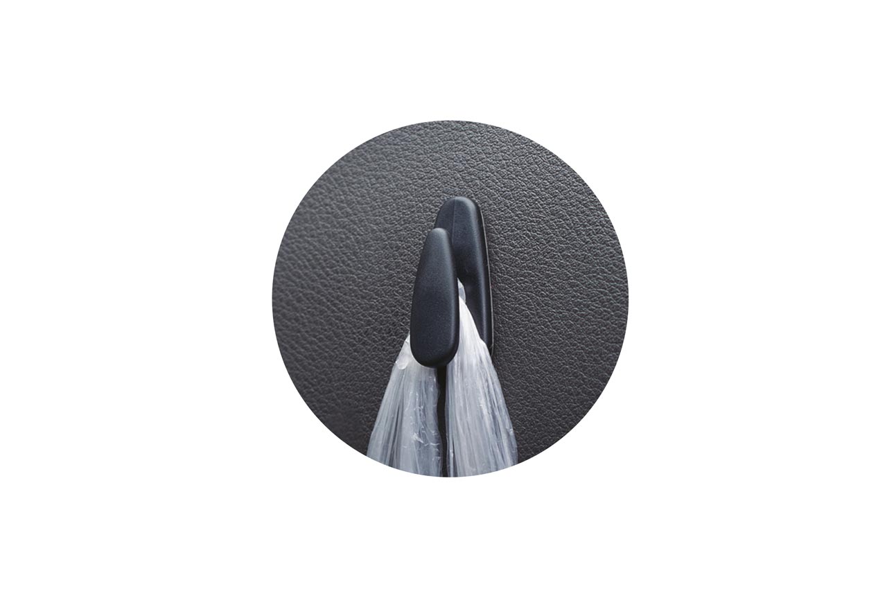 AMiO Car Plastic Hooks / organizers with tape 4 pcs - MK LED